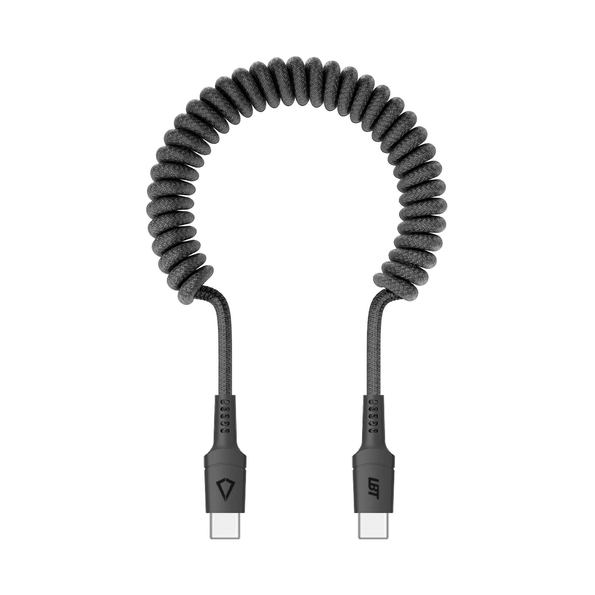 4 ft Coiled Cable (USB C-C)